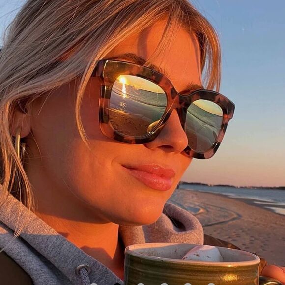 Diff Eyewear | Accessories | Diff Eyewear Carson Himalayan Tortoise ...